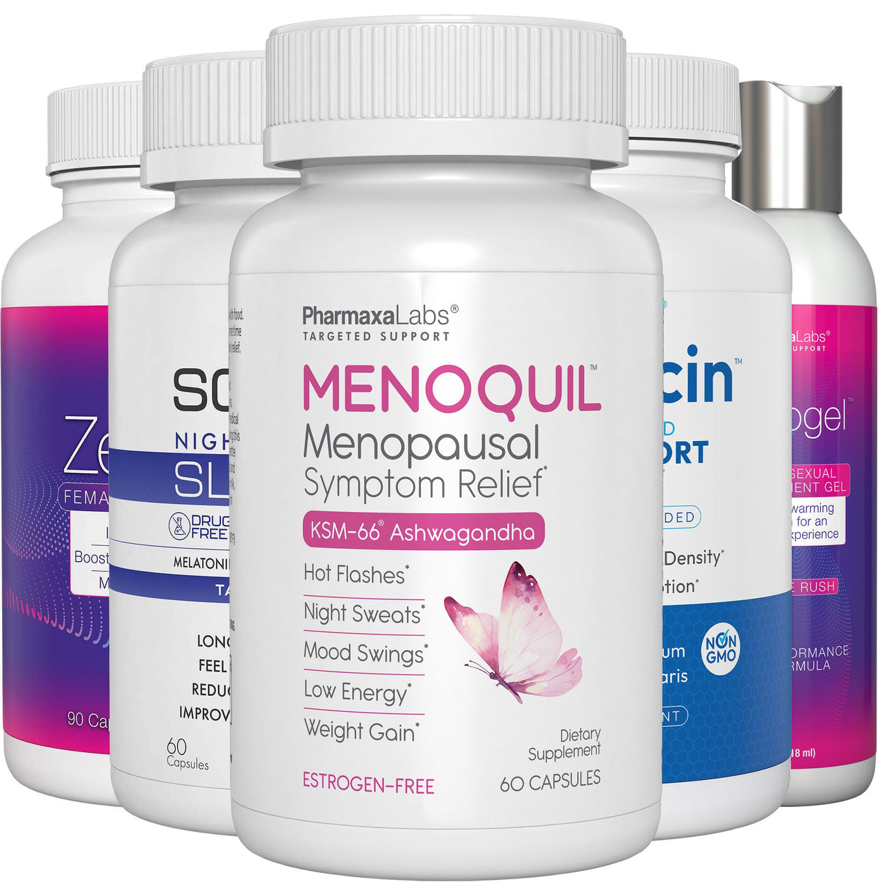Menoquil, Somulin, Bonexcin, Zenofem & Zenogel - Pharmaxa Labs®