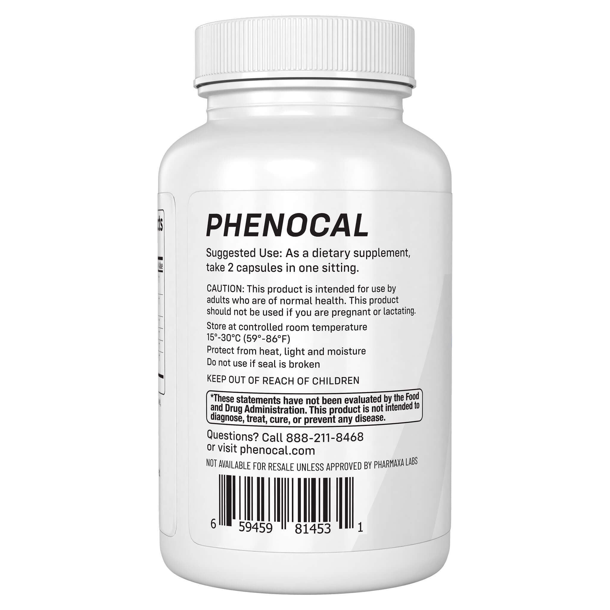 Phenocal Weight Control Supplement Pharmaxa Labs Phenocal Weight Control Supplement Pharmaxa Labs