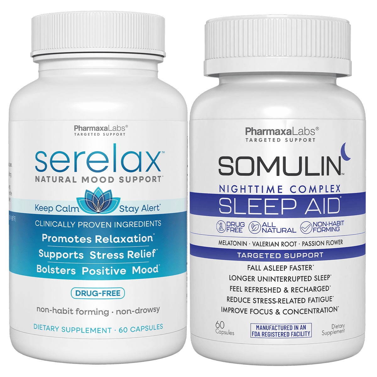 Serelax & Somulin - Pharmaxa Labs®
